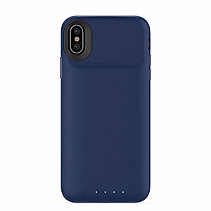 Mophie juice pack wireless - Qi Wireless Charging - Protective Battery Case Made for Apple iPhone X – Blue (401002006)