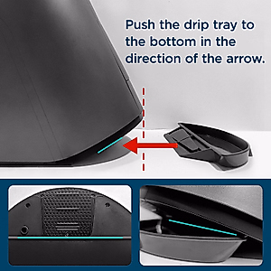 Electric Compost Bin Kitchen, Smart Kitchen Waste Composter, Food Composter Indoor/Outdoor, Food Cycler with 3L Capacity, Compost Machine for Apartment Countertop, Optimized Version V2