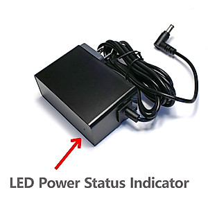 EDO Tech AC Wall Charger for RCA Single Dual Screen Portable DVD TV Combo Player 12V Celestron Telescopes Power Supply Cord