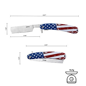 Dispatch Pocket Folding Knife Circular Point Flag Tools For Hunting Hiking Camping Outdoors EDC