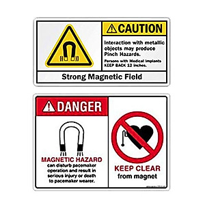 2-Pack Gun Magnet Mount, 55 lb Rating,Magnetic Gun Holster| Rubber Coated Gun Holder for Handgun, Shotgun, Rifles, Revolvers| Beside Holster, Using in Cars, Trucks, Wall, Desk (2-Pack Black)