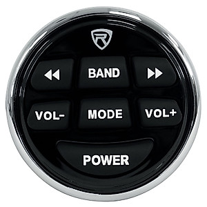 Rockville RGHR2 Marine Bluetooth Receiver, USB+Remote+4 6.5" Wakeboard Speakers