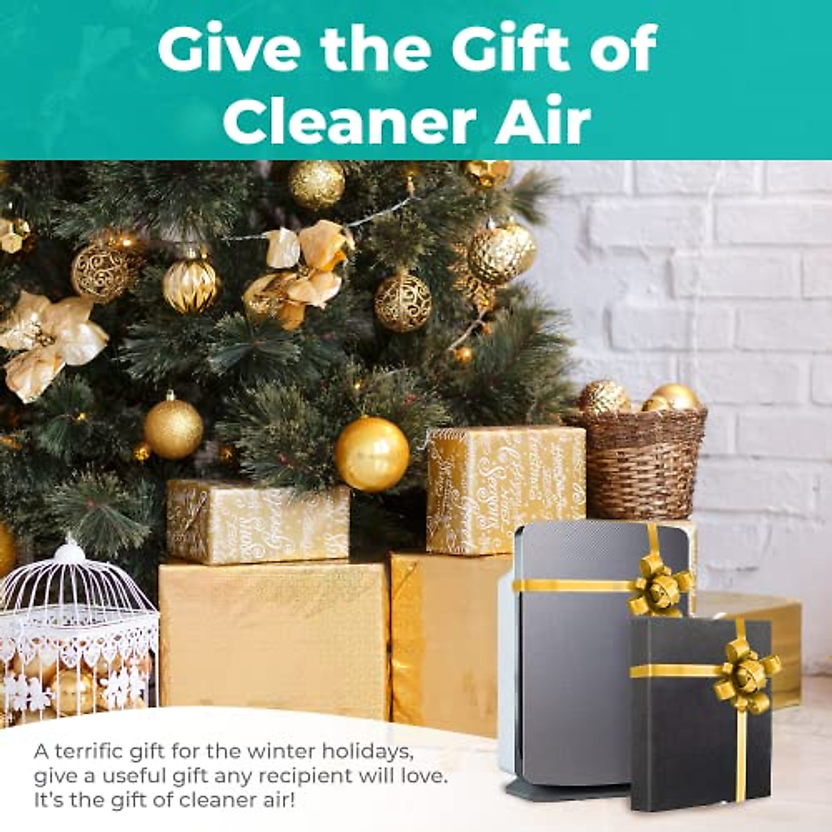 Alen BreatheSmart Classic H13 HEPA Air Purifier, Air Purifiers For Home Large Room w/ 1100 SqFt Coverage, Medical-Grade Air Cleaner for Allergens & Dust, up to 12 Mos. Filter Life, Graphite