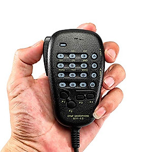 6 Pin Plug DTMF Handheld Speaker Microphone MH-48A6J Compatible with Yaesu FT-7800R FT-8800R FT-8900R FT-7900R FT-7100M1
