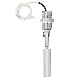 Liquid Level Sensor, Liquid Water Level Sensor Float Switch Side-Mounted 304 Stainless Steel 1/2NPT Male Thread DC0-110V, Model: YZ-SUS304 (A Type)