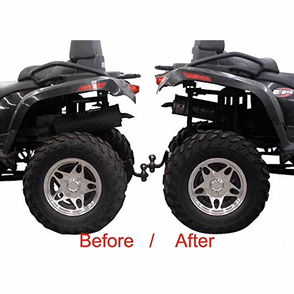 WSays UTV 2''-3'' Lift Kit Front Rear Suspension Full Lift Kit Asjustable Compatible with Polaris RZR S 800/4 800