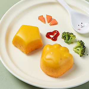 HEMOTON 4pcs Children Steamed Egg Mold Donut Mold Ice Cubes Chocolate Silicone Cupcake Egg Tart Molds Pancake Poaching Rings Diy Mold Pudding Jars Pudding Containers Self Made Pp Baby Mug