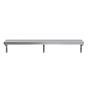 AmGood 18" x 48" Stainless Steel Folding Wall Shelf | NSF Certified | Food Truck | Kitchen, Restaurant, Garage, Laundry, Utility Room