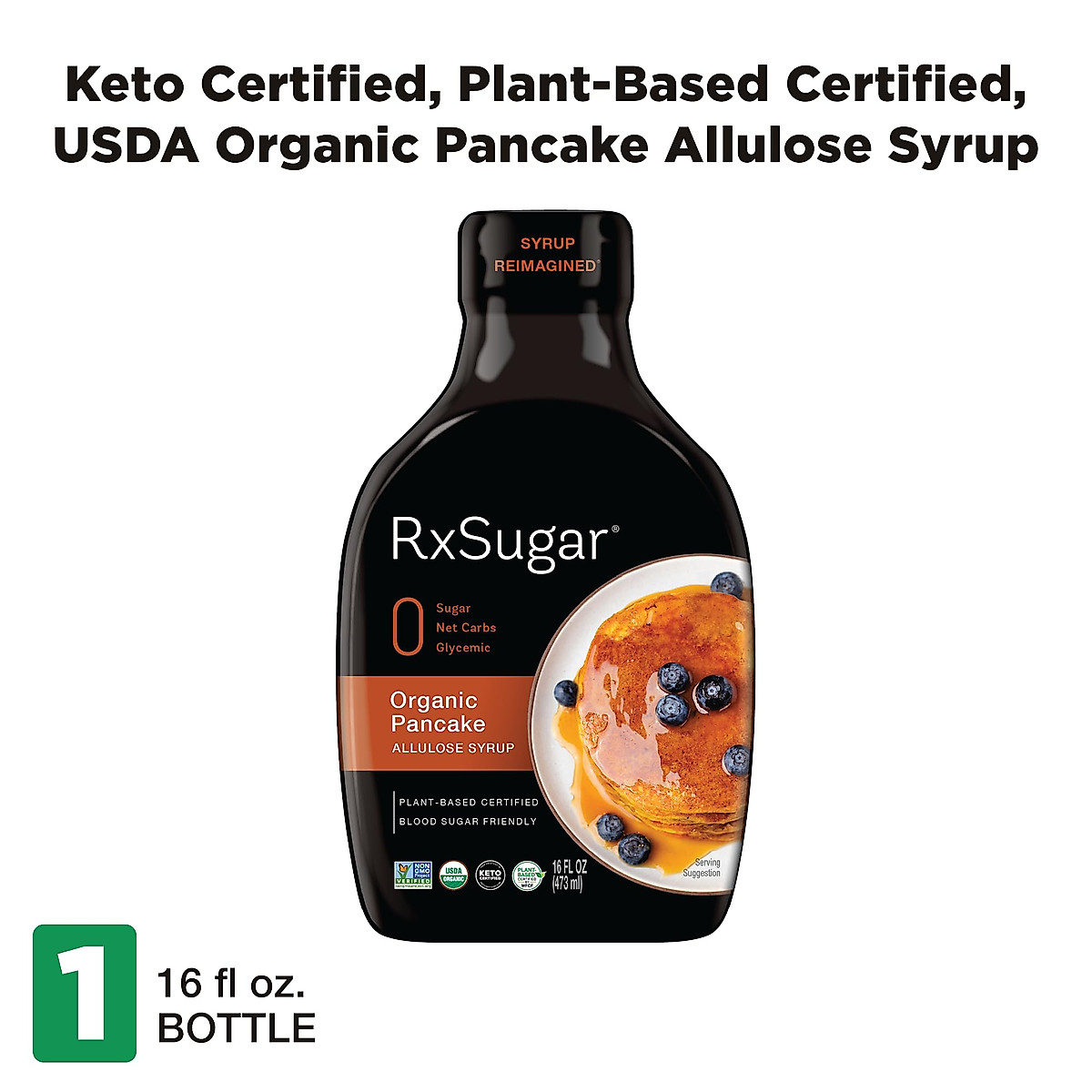 RxSugar Organic Pancake Syrup