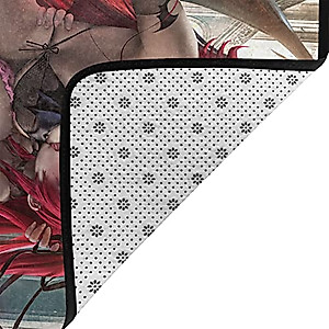 Anime Highschool DxD Rias Carpet Ultra Large Anti Slip Area Rug Cozy Home Decor Floor Rug for Kids Bedroom Living Area Room Bedroom 36"X24"