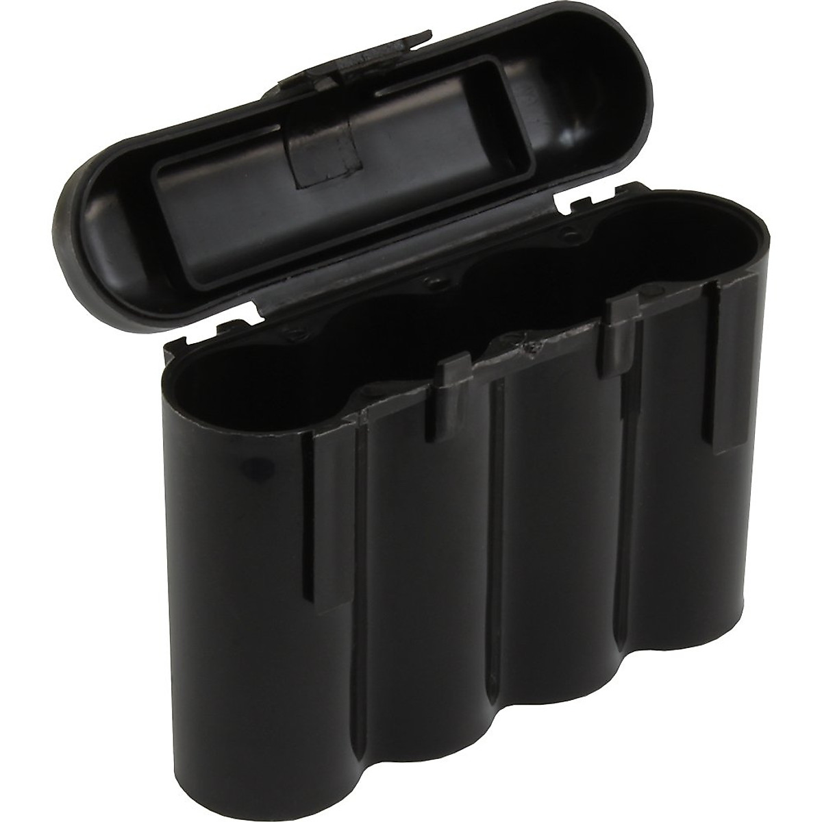 Powertron 10 Pack AA/AAA / CR123A Black Battery Holder Storage Cases