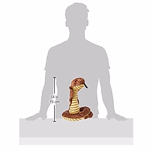 Wild Republic Cobra Plush, Stuffed Animal, Plush Toy, Gifts for Kids, Cuddlekins 12 Inches