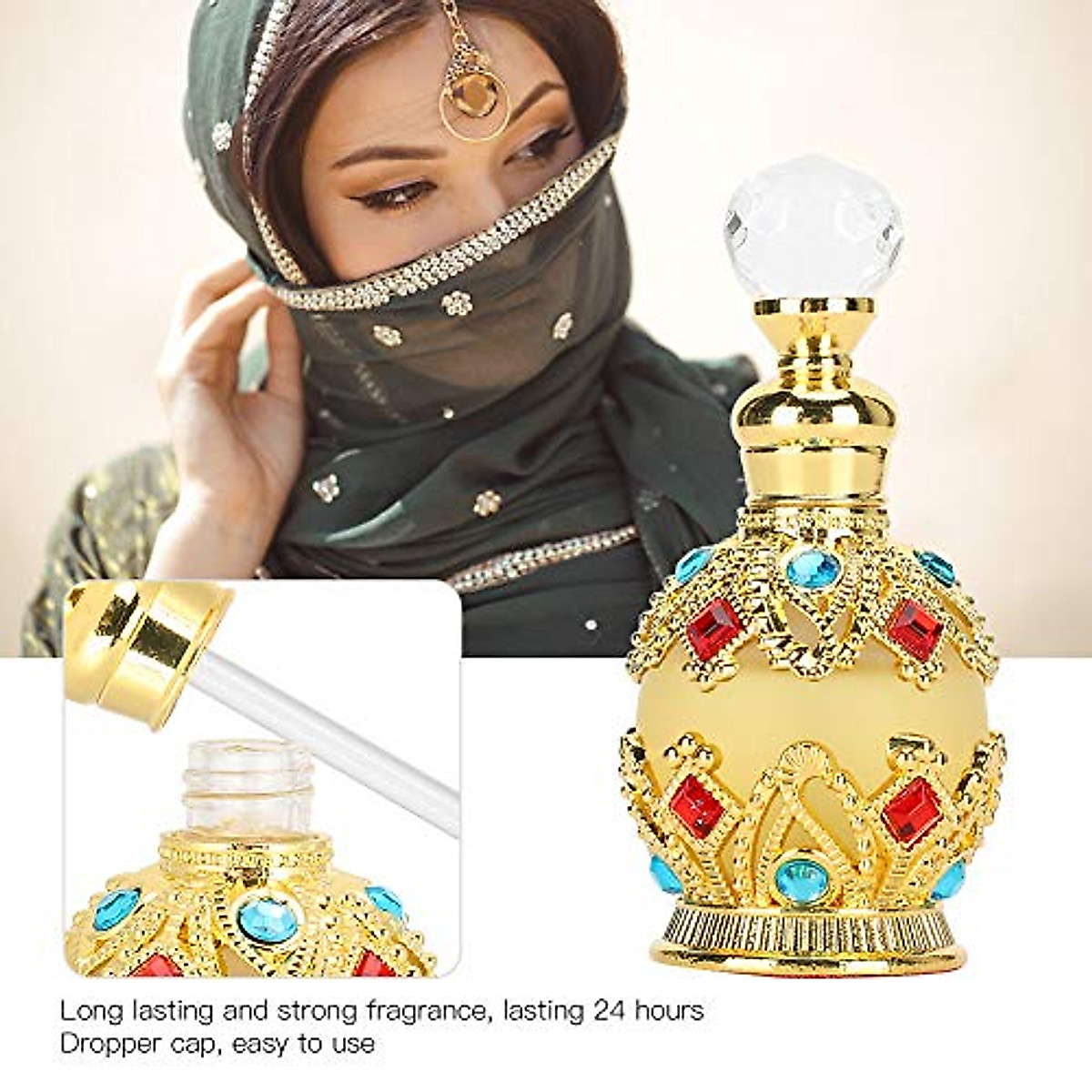Exquisite Vintage Fragrance Gift Vintage Perfume Perfum Perfume Exquisite Retro Perfume 15ml Perfume Eau de Parfum Lady Perfume Long Lasting Perfume Women Fragrance