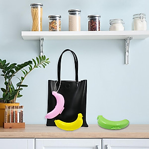 YINPIXUS 3 Pack Banana Case, Banana Saver BPA-Free, Banana Protector Box, Banana Keeper Holder Outdoor Travel, Plastic Banana Storage Container, Banana Carrier for Lunch Box Fruits Freshness