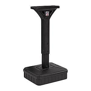 American Home Dig-Free Universal Mailbox Post for Standard Mailboxes - No Digging Needed Mailbox Post - Black