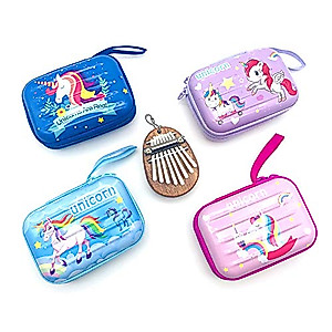 Deoukana 8 Key Mini Kalimba Exquisite Finger Mini Thumb Piano Marimba Musical Accessory Pendant Gift