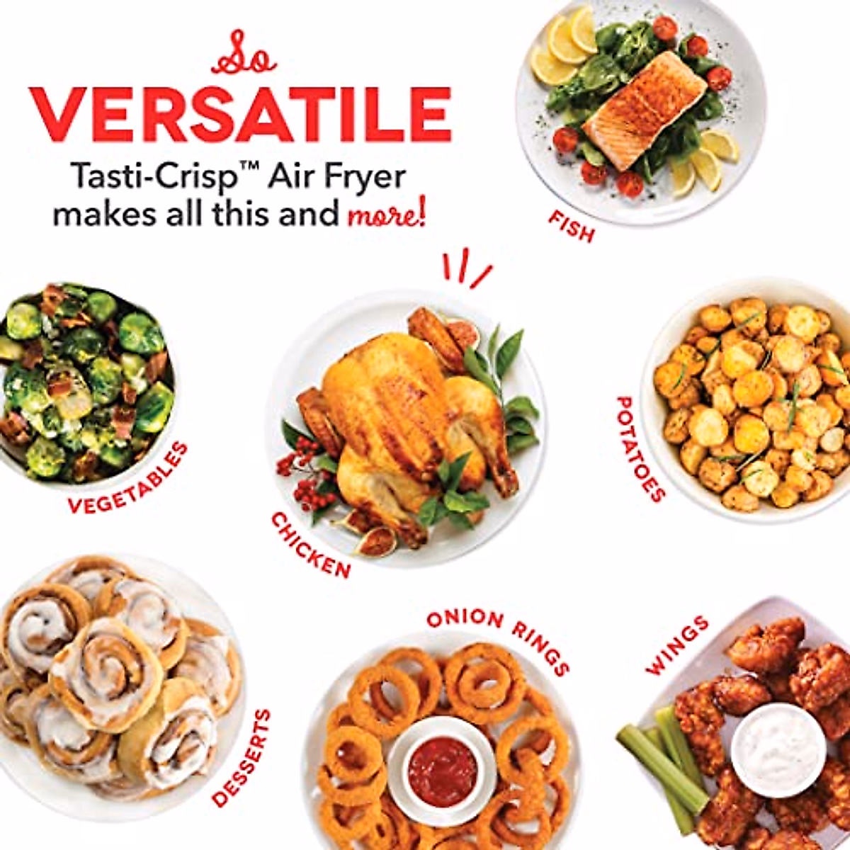 DASH Tasti-Crisp™ Electric Air Fryer Oven, 2.6 Qt., Grey – Compact Air Fryer for Healthier Food in Minutes, Ideal for Small Spaces - Auto Shut Off, Analog, 1000-Watt