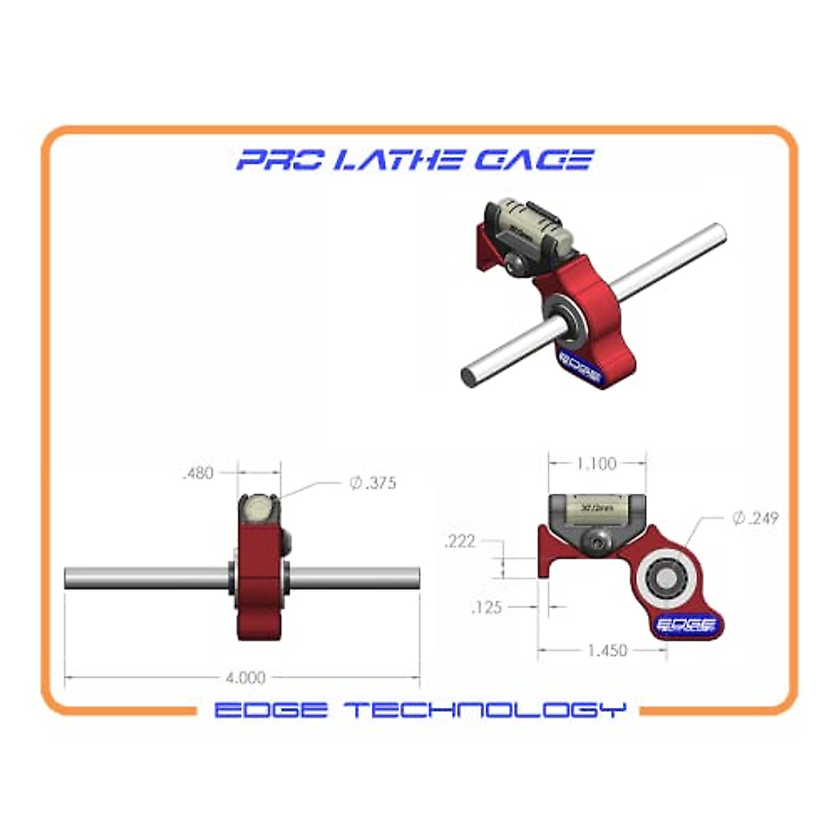 Edge Technology Pro Lathe Gage