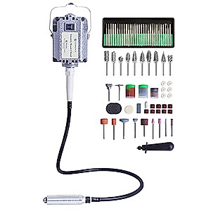 YUCHENGTECH Flex Shaft Rotary Tool Flexible Shaft Grinder Rotary Tool Electric Chisel Electric Wood Carving Tools for Wood Carving Buffing polishing Sanding 18000-20000RMP (110V)
