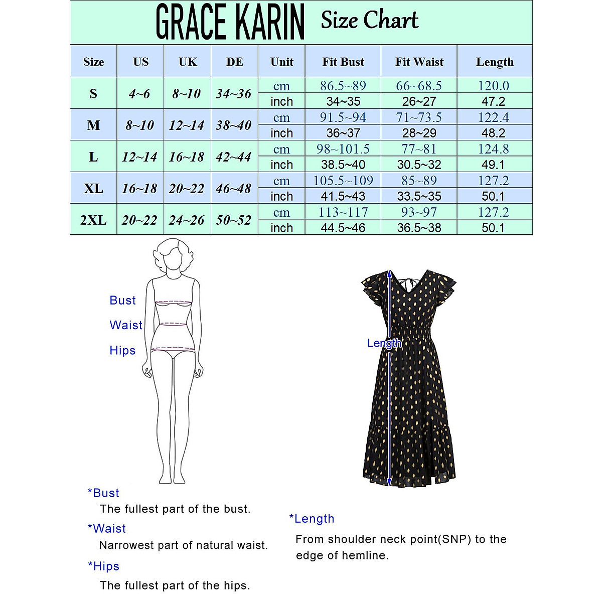 Lavender Dress for Women Gold Dots 2023 Summer Midi Dress V Neck Ruffle Sleeve A-Line Swing Flowy Tiered Cocktail Dresses L