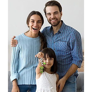 AuPra Green Teddy Bear Crystal KeyChain Gift Women Bling Rhinestones KeyRing Home Car Bag Clip Key Holder Lady Girl Tassel Present