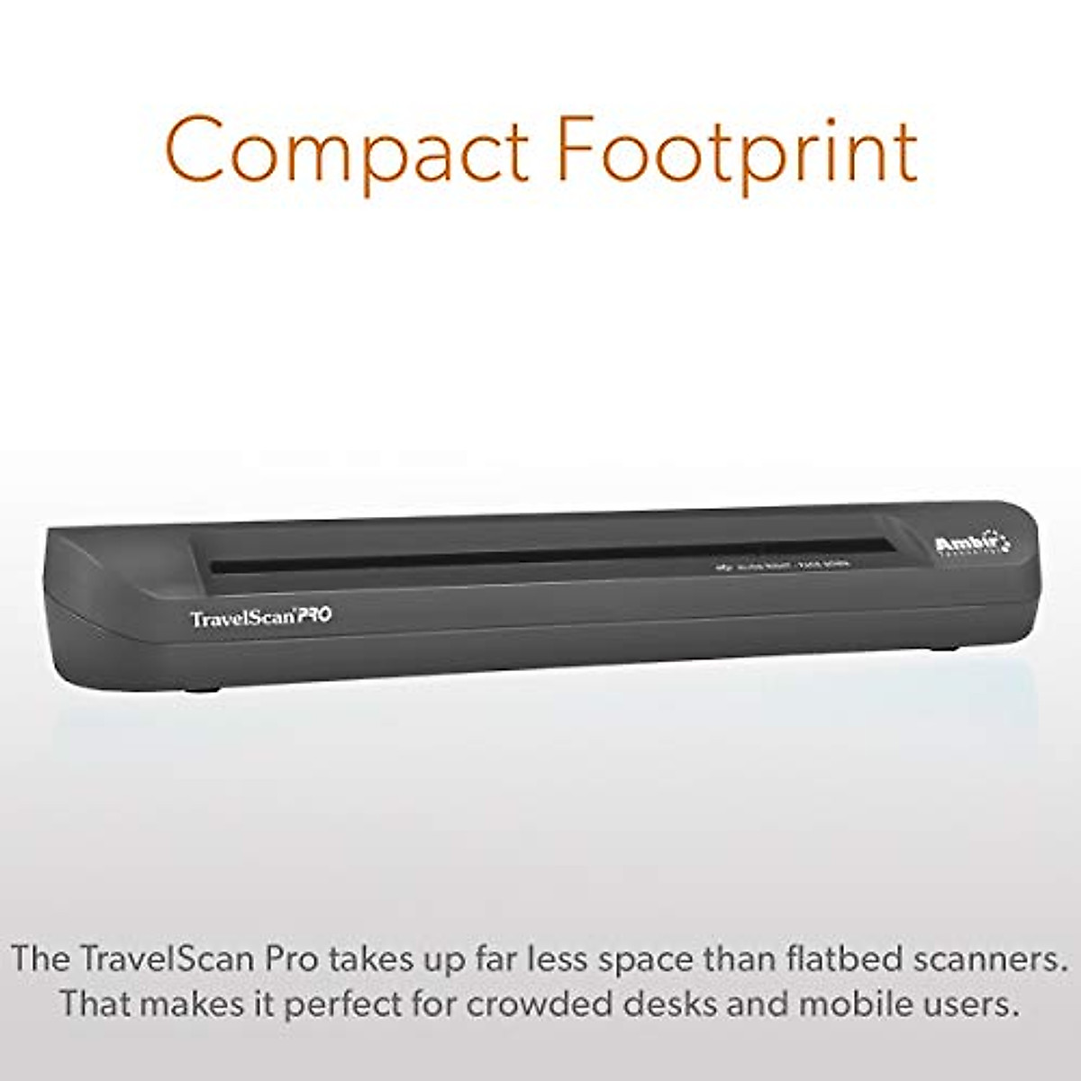 Ambir TravelScan Pro 600 | Rugged Document Scanner