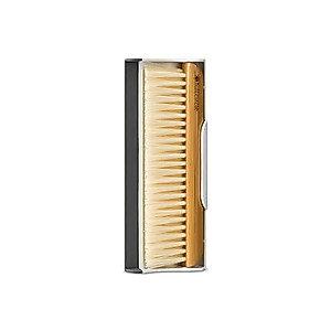 Full Circle Crumb Runner, Counter Sweep and Squeegee, Compact Brush for Sink & Kitchen Countertops, White