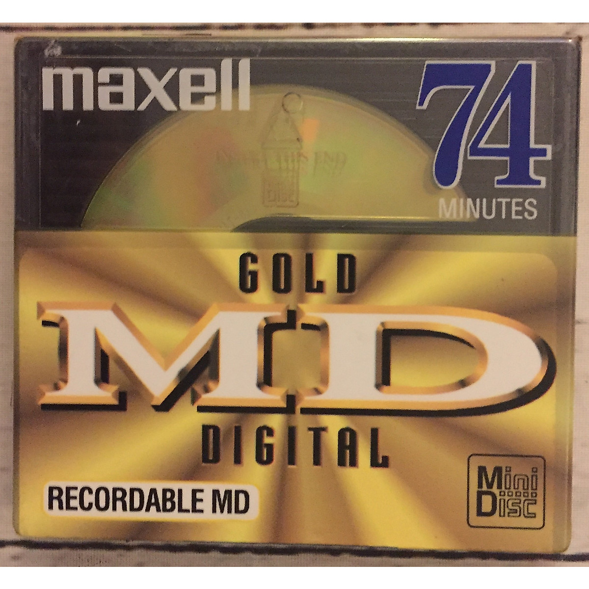 Maxell Md Gold 74 Recordable Mini Disc