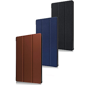 Case for Amazon Fire HD 10 Tablet (7th and 9th Generation, 2017 and 2019 Release) - Slim Folding Stand Cover with Auto Wake/Sleep .NOT for 2021 Released 11th Generation fire HD10(Black)