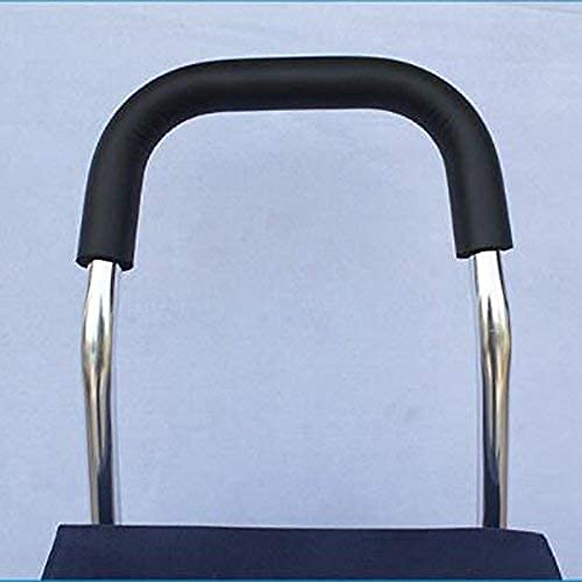 Shopping Trolley on Wheels Multi Function Shopping Cart Aluminum Alloy 2 Wheels Trailer Folding Waterproof Bag D Trolley Luggage Car Storage Hand Trucks,Stripe#3 ,