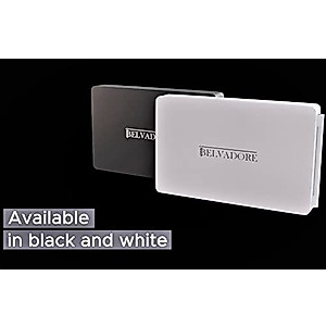 Belvadore 3 Way Mirror for Own Haircuts | Strong Metal Hooks | Trifold 360° Barber Mirror for Self Hair Styling, Shaving & Cutting | Haircut Tools to Self Cut at Home for Men & Women System