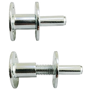 WSWECCL 1piece M12 Metal Bed Post Connector T-Nut Bedpost Connector Screw-in Butt Nut for Furniture Hardware Fittings Sofa Column Bed Column Lock Connect Tee Nut