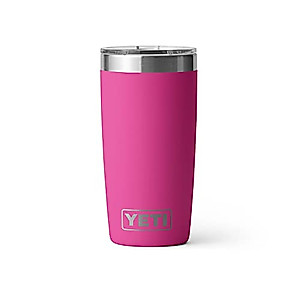 YETI Rambler 10 oz Tumbler, Stainless Steel, Vacuum Insulated with MagSlider Lid, Prickly Pear Pink