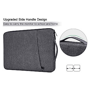 Drawing Carrying Tablet Sleeve Case for Xp-Pen Artist12 / Artist 13.3 Pro 13.3 Inch,VEIKK A15, Compatible with Wacom Cintiq 13HD, Huion Inspiroy H1161 Bag(Space Grey)