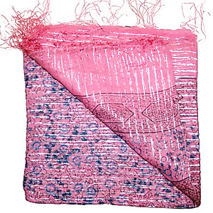 Jon's Imports Pink Israeli Tichel Hair Cover Chemo Wrap Headscarf Scarves 100% Cotton Design