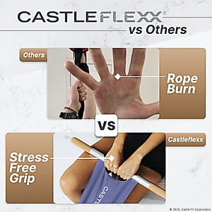 CastleFlexx | Aqua, Large | Mobility and Full Body Strengthening Device | Functional Stretching Fitness Tool For Workout