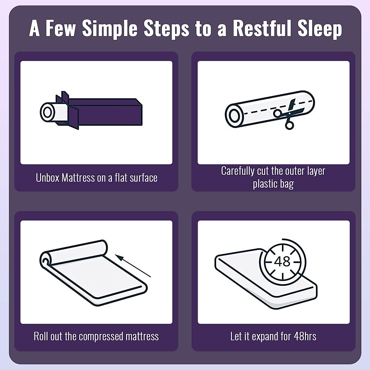 PayLessHere 5 Inch Queen Memory Foam Mattress/Cooling Gel Bamboo Charcoal Infused Mattress/Medium Firm Mattresses/CertiPUR-US Certified/Bed-in-a-Box/Pressure Relieving Queen Size,White