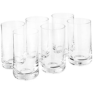 Schott Zwiesel Tritan Crystal Glass Convention Barware Collection Tumbler/Highball Cocktail Glass, 8.6 Ounce, Set of 6