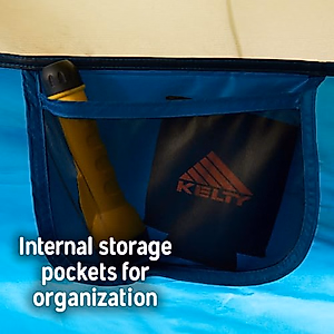 Kelty Ashcroft 2P Tent - 2 Person Camping Shelter with Full Coverage Rainfly, Lightweight Aluminum Poles, Camping Backpacking Festival Shelter