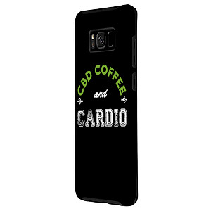 Galaxy S8+ CBD Coffee Cardio Cannabis Hemp Oil Caffeine Fitness Gift Case