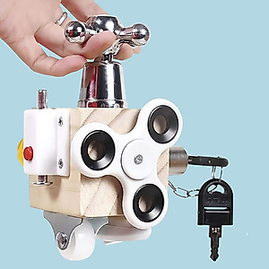 Fidget Toy Busy Cube for Kids,Montessori Toys for Toddlers, Wooden Sensory Toys Gifts for 3-8 Year Old Boys & Girls, Preschool Learning Activities Busy Board for Toddlers Educational Travel Toys