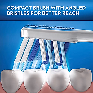 Oral-B CrossAction Compact Toothbrush, Soft, 6 Count