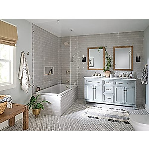 Moen YB5103BN Voss Collection Double Robe Hook, 6.30 x 3.66 x 3.03 inches, Nickel