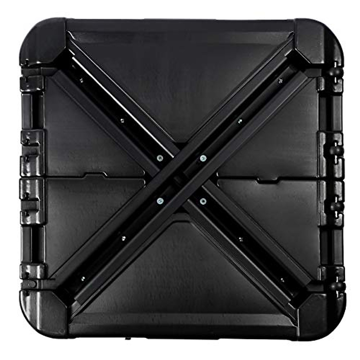 Sunnyglade 33" x 33" Offset Patio Umbrella Base Sand/Water Filled Square Umbrella Stand with Wheels