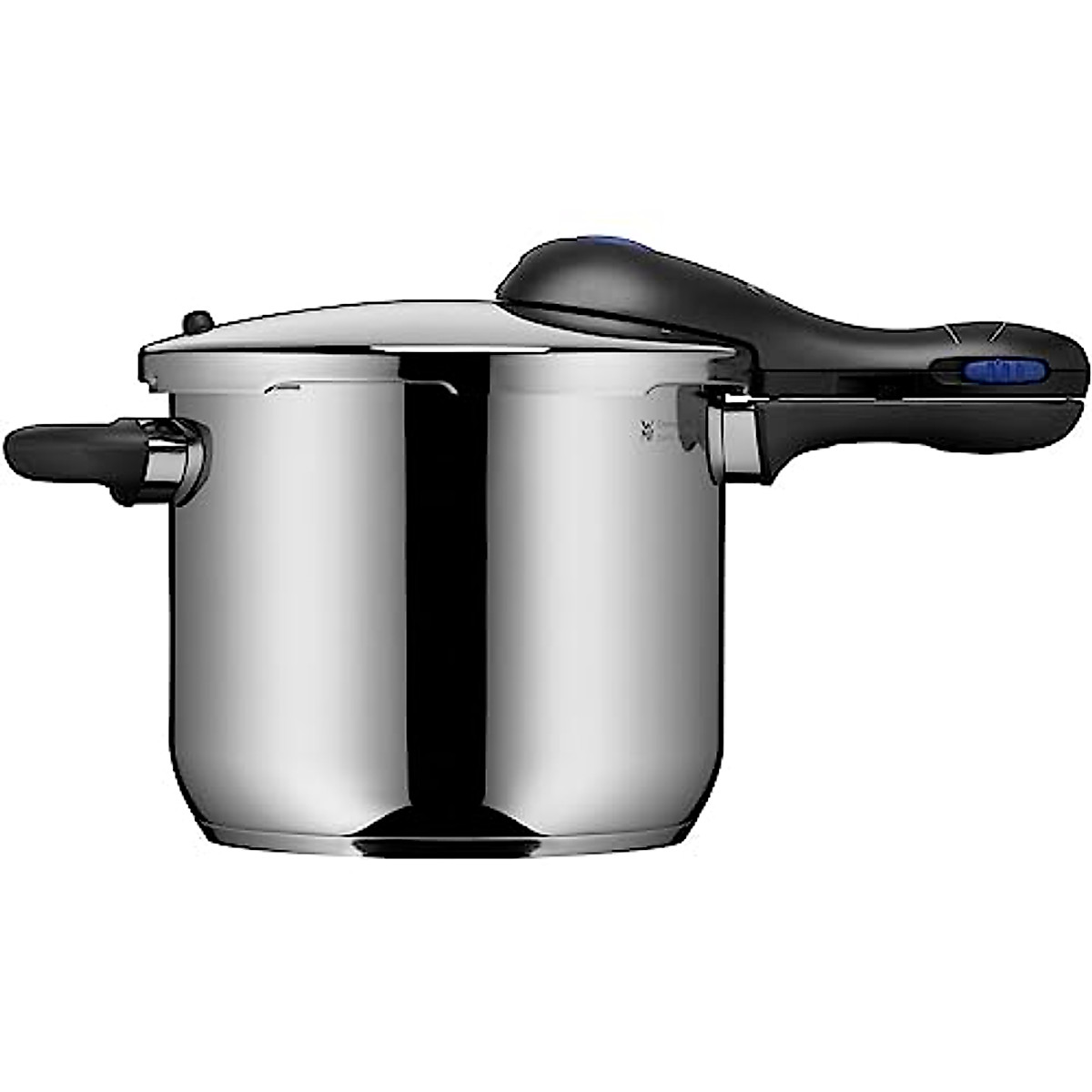 WMF Perfect Plus – Quick Cooker Diameter 22 cm Diameter of 6 Litres and a Half with Flame Protection Cromargan Stainless Steel for Induction