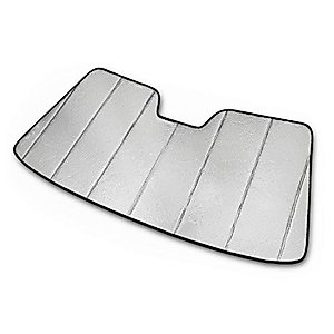 AutoTech Park Foldable Sunshade Compatible with 2017-2023 Chrysler Pacifica Mini Van, Custom-fit Windshield Sun Shade