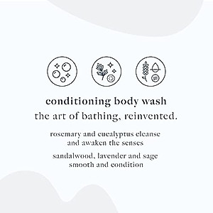 Dermalogica Conditioning Body Wash (10 Fl Oz) Shower Gel with Tea Tree Oil and Eucalyptus Oil - Gently Conditions and Cleanses To Awaken the Senses