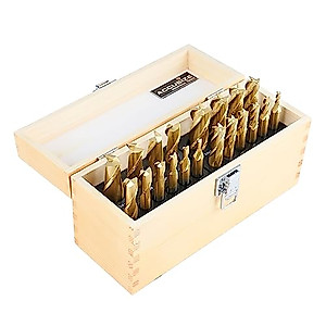 Accusize Industrial Tools 20 Pc Hss Tin Coated End Mill Set, 2 Flute and 4 Flute, Cutting Diameter from 3/16'' up to 3/4'', 1810-0100