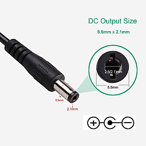 Sqrgreat USB DC 5V to DC 9V Voltage Power Supply Cable - USB to 9V Cable with DC Jack 5.5 x 2.1mm, Tip Negative(-) Design, Max DC-5V-to-9V 0