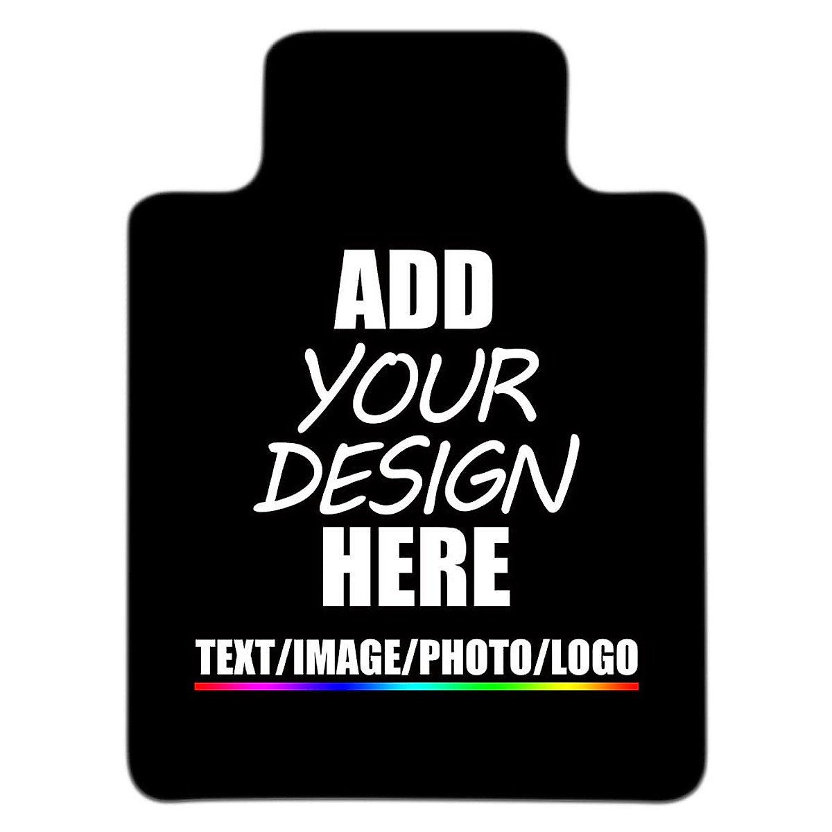 TOPDIY Personalized Gaming Chair Mat, Custom Office Chair Mats, Add Your Text Image Logo 36inchx48inch